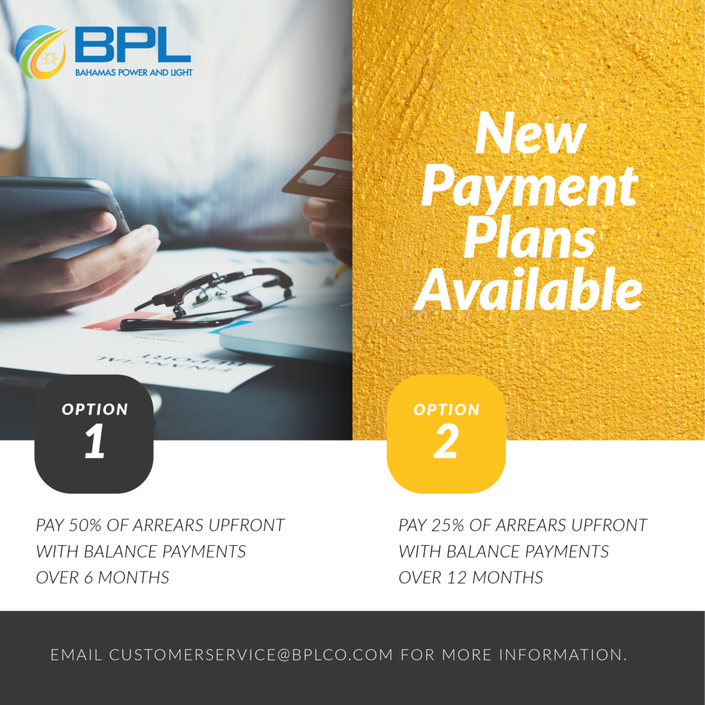 Payment Plans – Bahamas Power and Light Company